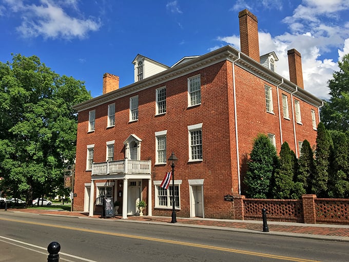The stately Hale Springs Inn stands as Rogersville's architectural crown jewel, where presidential history meets small-town hospitality in perfect red-brick harmony.