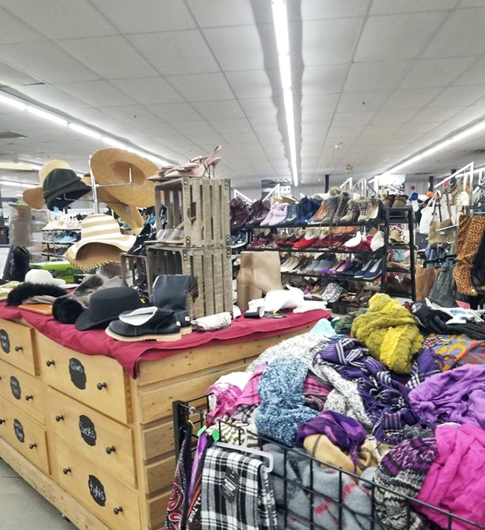 The accessories section is a fashionista's playground where yesterday's statement pieces await their second act in someone else's ensemble.