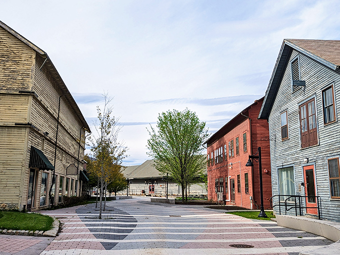 Heritage State Park's thoughtfully preserved buildings create a living museum where industrial history meets contemporary gathering spaces.