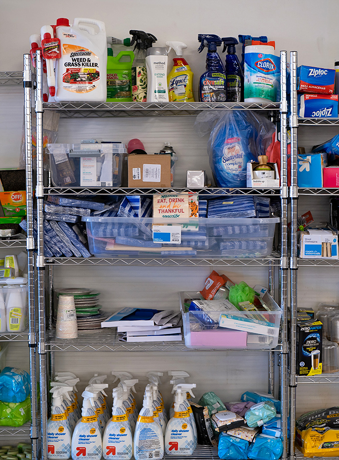 Cleaning supplies that would make even Monica Geller swoon. From Lysol to Ziploc, the essentials aisle is where practical shoppers shine.