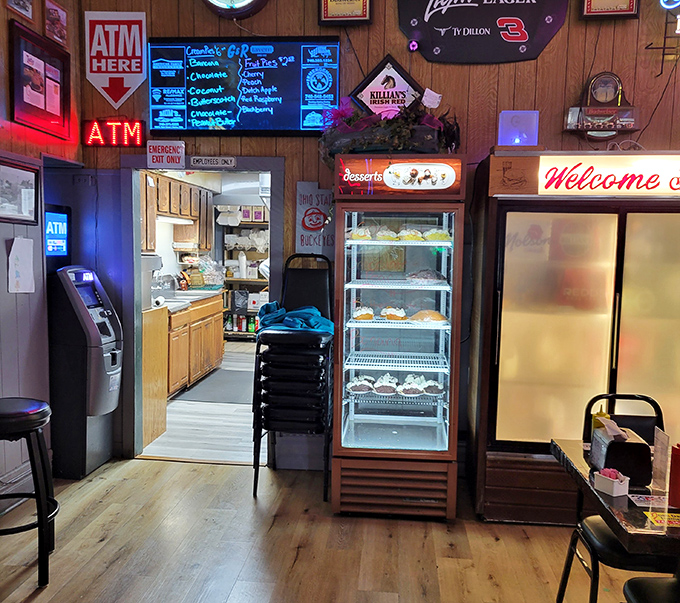 The pie case&mdash;a glass-fronted temple of temptation. Where willpower goes to die and happiness begins.