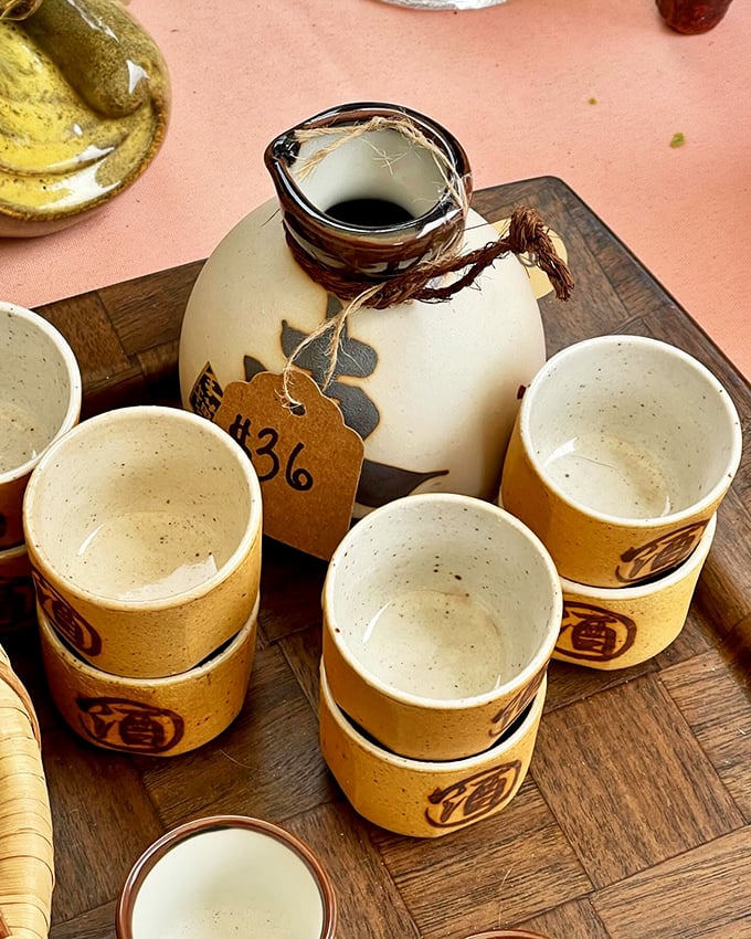 Sake sets that whisper promises of sophisticated dinner parties you'll probably never host, but they're beautiful enough to justify anyway.