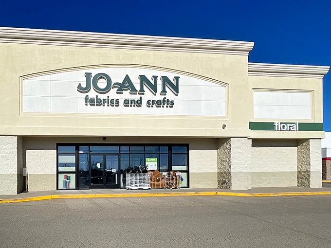 JoAnn Fabrics stands ready for the town's quilters, crafters, and anyone who's ever said "I could make that myself" while shopping elsewhere.