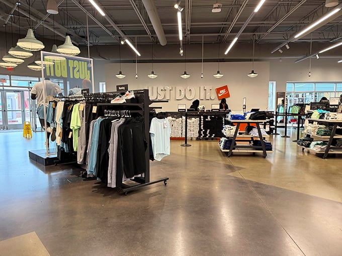 Nike's minimalist interior proves that sometimes less is more&mdash;except when it comes to the number of sneakers you're allowed to try on.