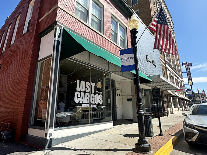 Lost Cargos brings boutique shopping to Sedalia's historic downtown, where window shopping can actually turn into real shopping on a fixed income.