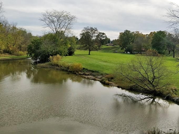Where the lawn meets the lake, creating nature's perfect outdoor living room.