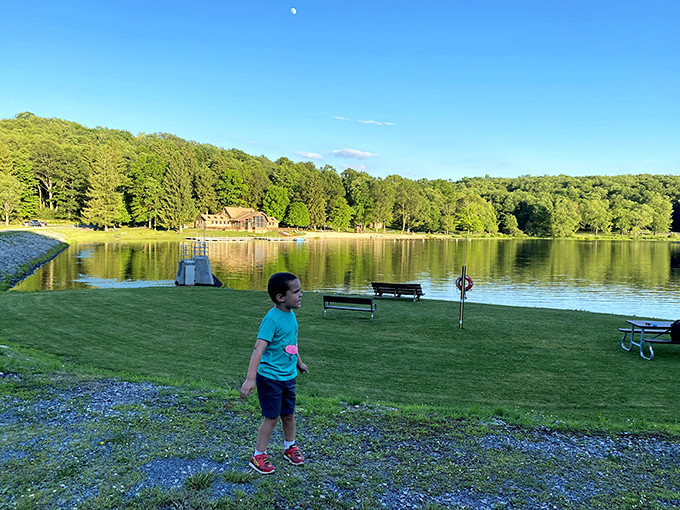 Childhood wonder meets pristine nature. Even the youngest visitors instinctively understand they've stepped into somewhere special at Herrington Manor.