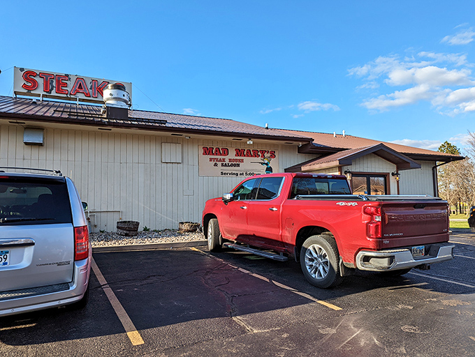 Mad Mary's Steak House promises the kind of meal that makes you understand why cattle outnumber people in South Dakota.