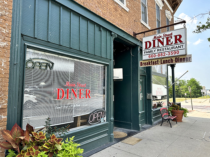 Main Street Diner's classic storefront promises comfort food that predates the concept of "foodie culture." Some places don't need Instagram filters to be authentic.