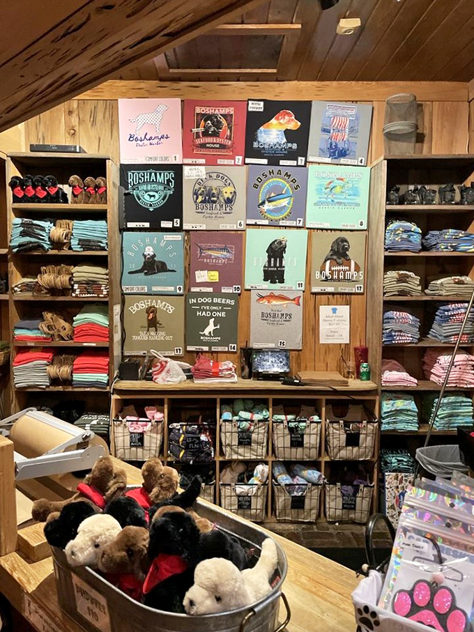 Merchandise that lets you take home memories &ndash; because sometimes a t-shirt is the next best thing to smuggling out that grouper recipe.