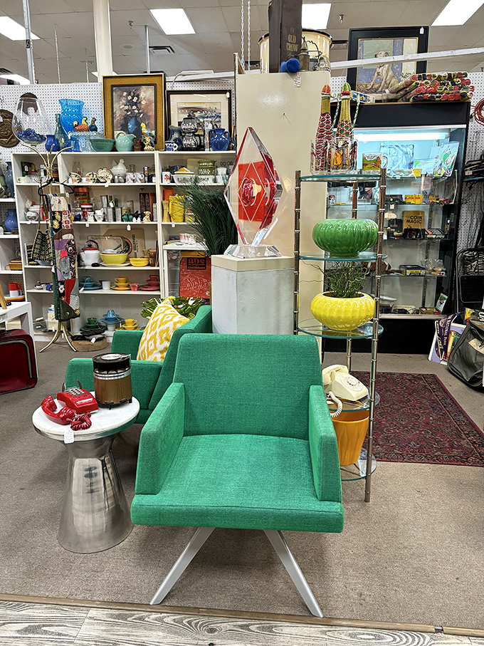 The kind of chair that makes you want to redesign your entire living room around it. Mid-century modern never really left&mdash;it was just waiting to be rediscovered.