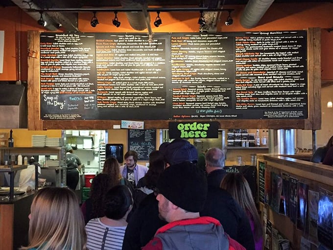 Blackboard menus showcase daily specials in chalk-drawn glory &ndash; edible poetry that changes with the seasons.