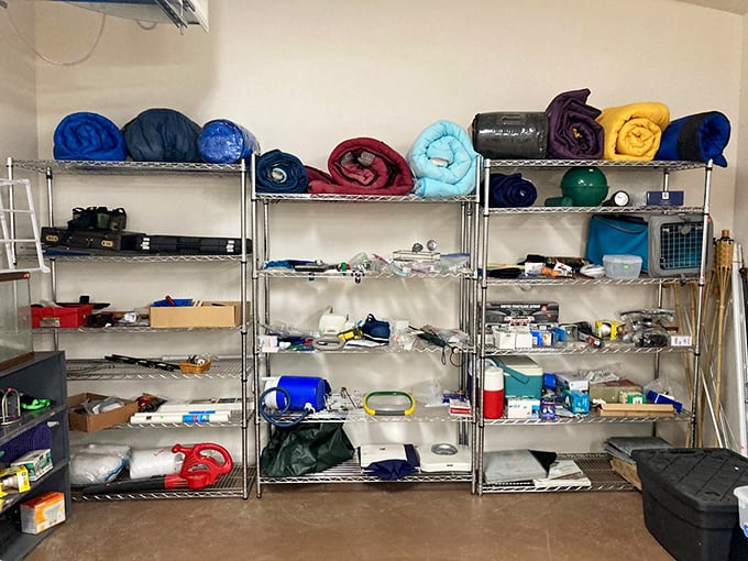 Camping gear and outdoor essentials stand ready for Wyoming adventures&mdash;these well-loved items have stories that could fill a campfire evening.