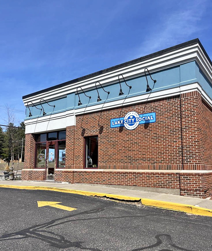 The brick exterior stands solid and unpretentious, much like the Midwest values that inspire the food waiting inside.