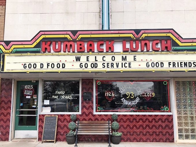 "Welcome" declares the marquee, a simple invitation that's been accepted by generations of Oklahomans and travelers seeking authentic American dining experiences.