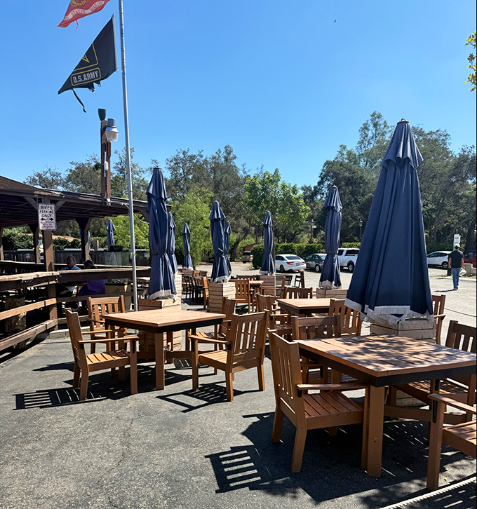 California sunshine and outdoor seating &ndash; nature's perfect digestif after a meal that makes you question why you ever eat anywhere else.