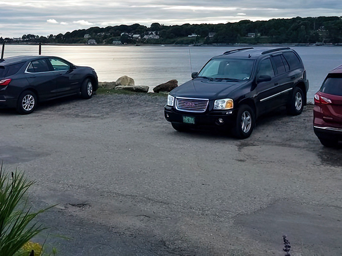 Even the parking lot has water views &ndash; in Maine, they don't waste prime real estate on cars when it could be showcasing that glorious coastline.