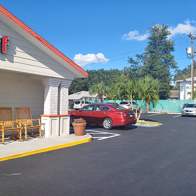 Plenty of parking means no circling the block – just park, walk in, and let the magic happen.