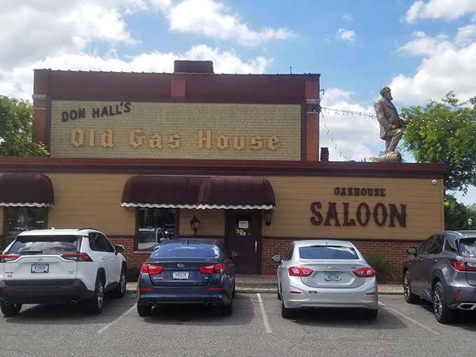 Don Hall's Old Gas House and the adjacent Saloon offer two distinct dining experiences under one historic roof&mdash;choose your own culinary adventure.