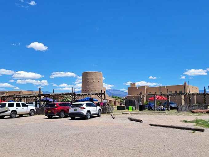 Beyond the market, the distinctive Southwestern landscape reminds visitors they're shopping in a place where geography and culture shape every flavor.