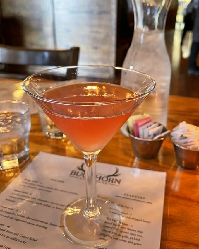 This isn't just a martini&mdash;it's a pomegranate-hued celebration in a glass that makes you feel sophisticated even if you're wearing sneakers.