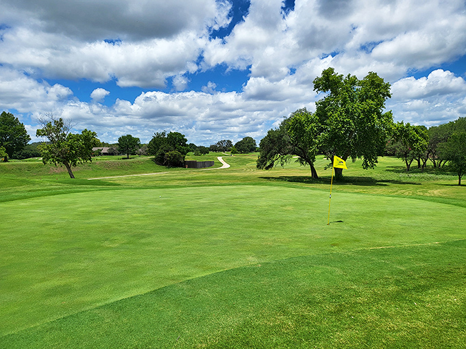 Kerrville's golf courses offer retirement dreams in technicolor green, where every swing comes with a side of spectacular scenery.