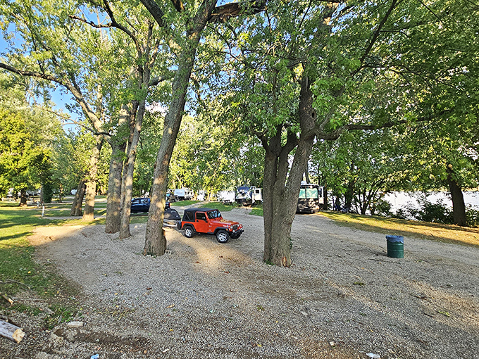 Rivertown Campgrounds offers the perfect spot to park your retirement dreams&mdash;or at least your RV&mdash;under the watchful gaze of ancient trees.