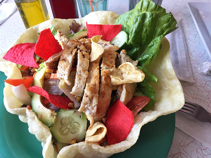 This isn't just a salad&mdash;it's a crunchy, colorful fiesta in an edible bowl that makes you forget you're technically eating something healthy.