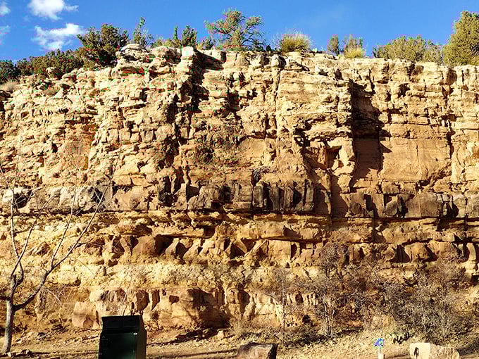 Those layered sandstone cliffs tell geological stories spanning millions of years, making your problems seem refreshingly insignificant.