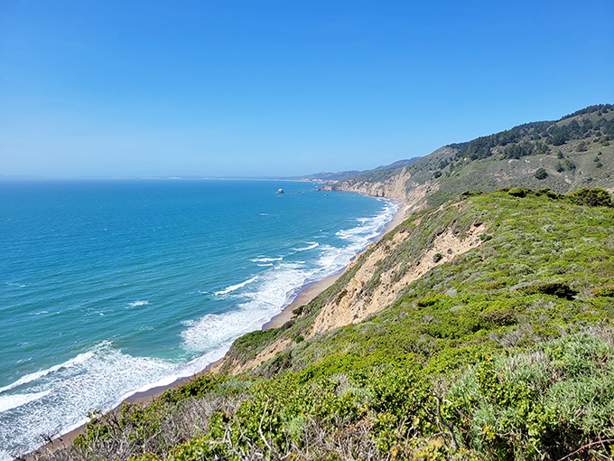 The rugged California coastline stretches into infinity, a breathtaking reward for those who venture beyond their Netflix queue.