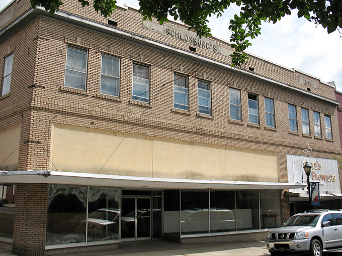 Schlosburg's Building: Behind that awning lies layers of Chester history. The kind of building that's witnessed everything from horse-drawn carriages to hybrid cars.