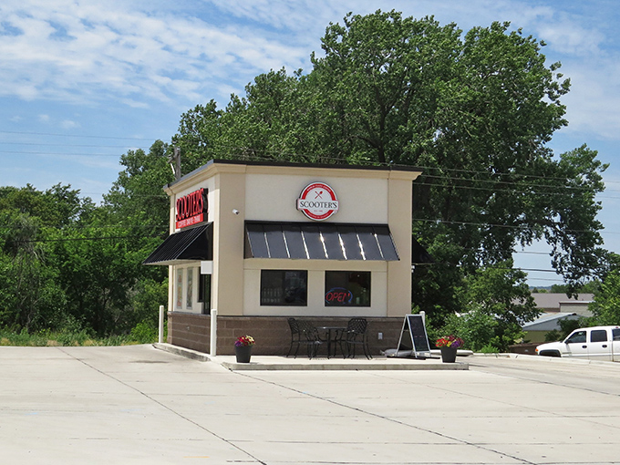 Scooter's Coffee offers a caffeine oasis for road-weary travelers and locals alike, proving good things come in small packages, especially when they contain espresso.