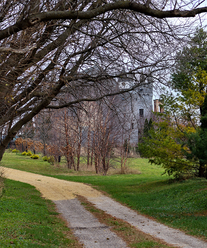 The path less traveled leads to stone towers and turrets &ndash; this winding approach to RavenStone Castle builds anticipation with every step.