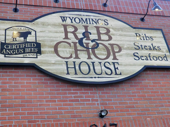 The sign says it all &ndash; Certified Angus Beef, ribs, steaks, and seafood. Four food groups that speak directly to the pleasure center of your brain.