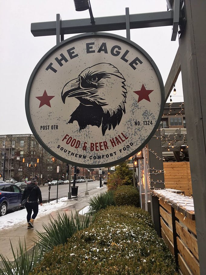 The sign that's launched a thousand dinner plans. Simple, iconic, and impossible to resist—just like their fried chicken.