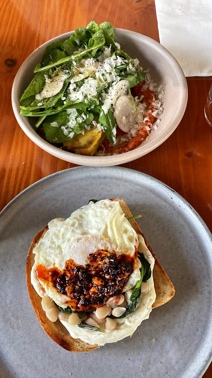 Two plates that tell Portland's food story&mdash;where simple ingredients become extraordinary through care, attention, and a touch of culinary magic.