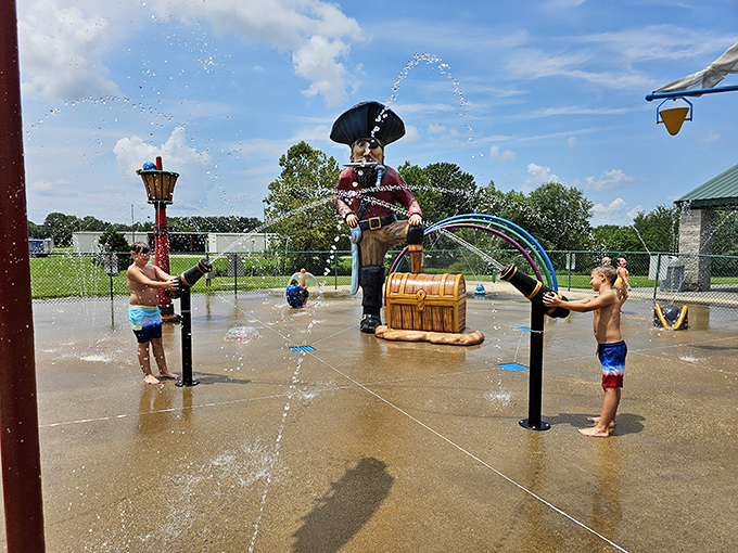 Mayfield's splash park &ndash; where children discover the universal truth that few things in life beat running through water on a hot Kentucky day.