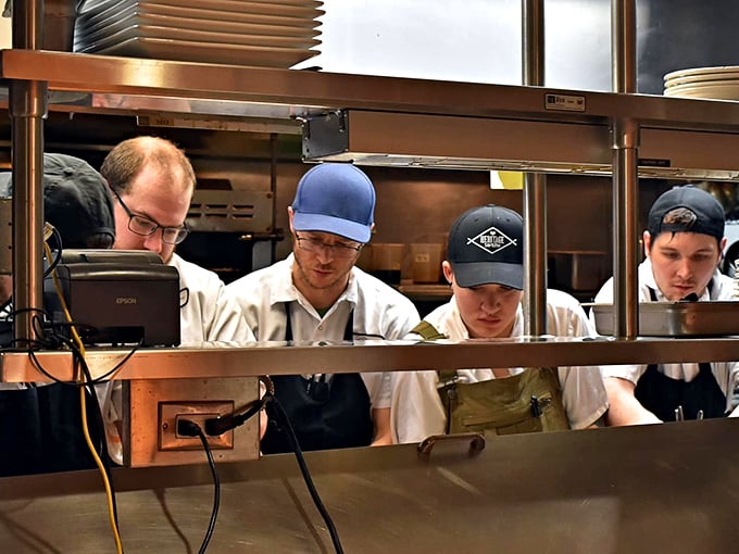 Chefs in their element&mdash;the kitchen's focused intensity explains why that pork belly haunts your dreams weeks later.