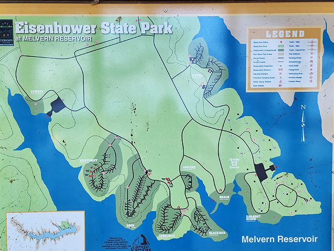 The map that promises adventure &ndash; each trail and cove holding possibilities for your next favorite outdoor memory.
