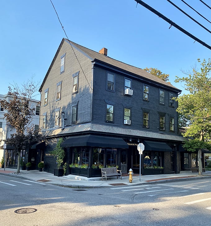 This handsome black clapboard building houses The Square Peg, where the food is anything but&mdash;perfectly fitting Warren's blend of tradition and tasteful innovation.