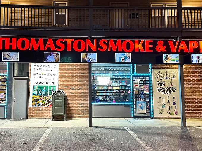 Every town has its vices&mdash;Thomaston's version comes with neon lighting and significantly lower overhead than big city temptations.