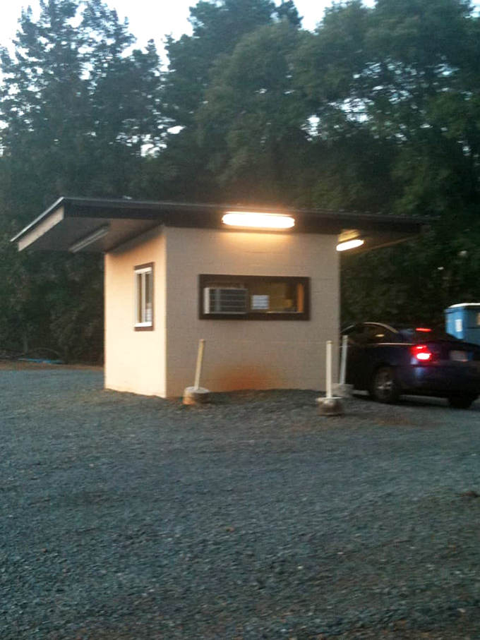 The humble ticket booth&mdash;first stop on a journey that trades digital streaming for starlight streaming through open car windows.