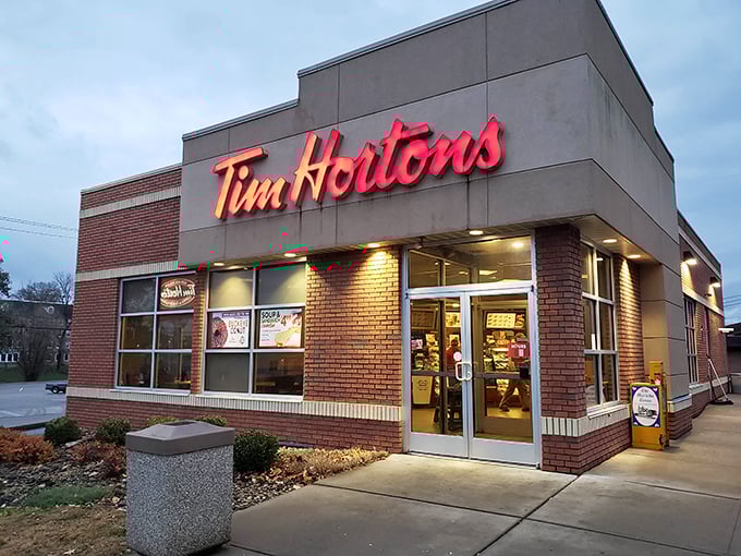Tim Hortons brings a touch of Canadian hospitality to Ohio. Where else can you get a decent donut and coffee without taking out a second mortgage?
