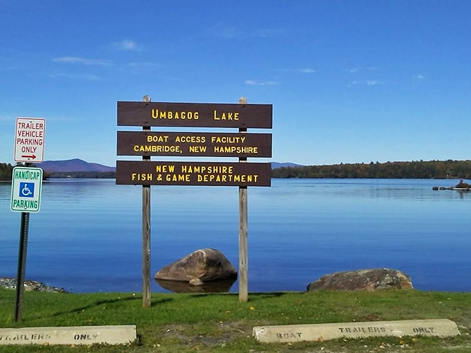 The most understated welcome sign in New Hampshire &ndash; like finding the door to Narnia disguised as an ordinary wardrobe.