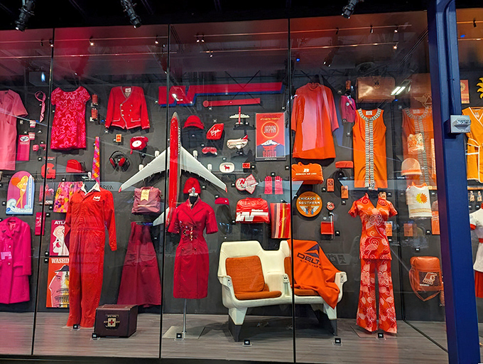 The evolution of flight attendant fashion&mdash;from military-inspired professionalism to the psychedelic era when the cabin matched your living room curtains.