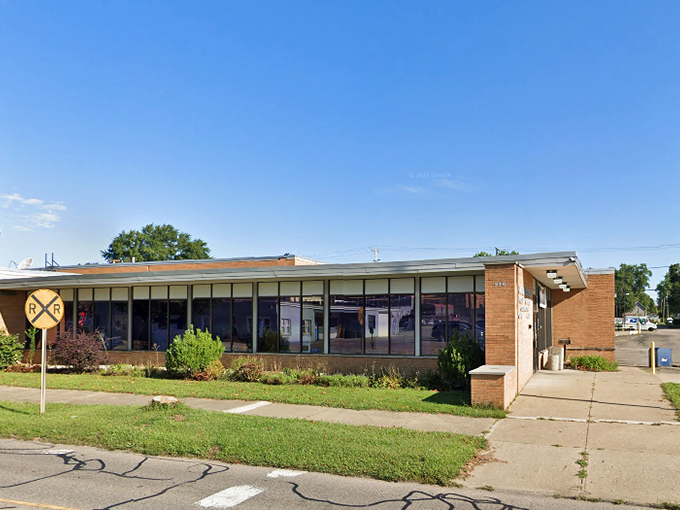 This mid-century building has seen American history unfold through its large windows, standing ready to serve the community like a faithful old friend.