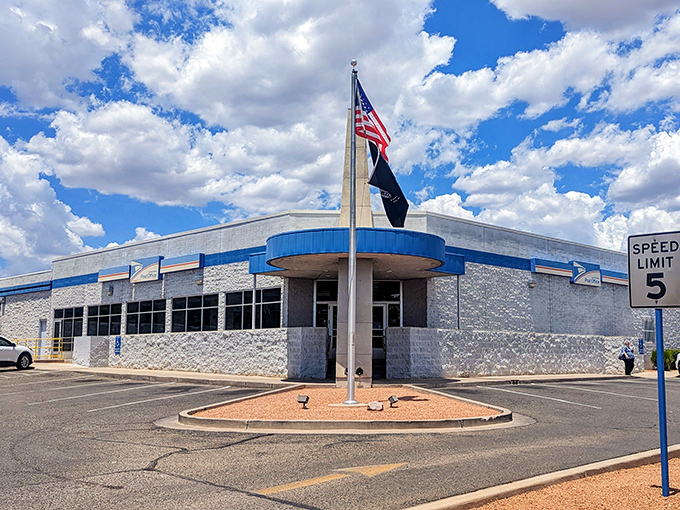 Even government buildings maintain small-town charm where postal workers remember your name and your dog's birthday.
