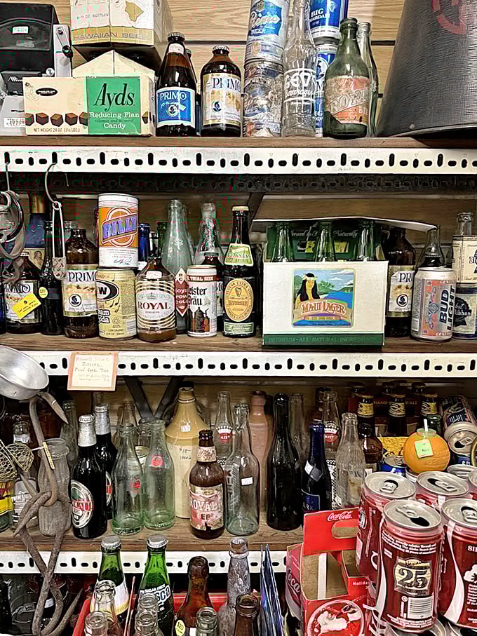 The beer bottle museum where Primo and Royal meet modern craft brews. Hawaii's drinking history, one vintage label at a time.