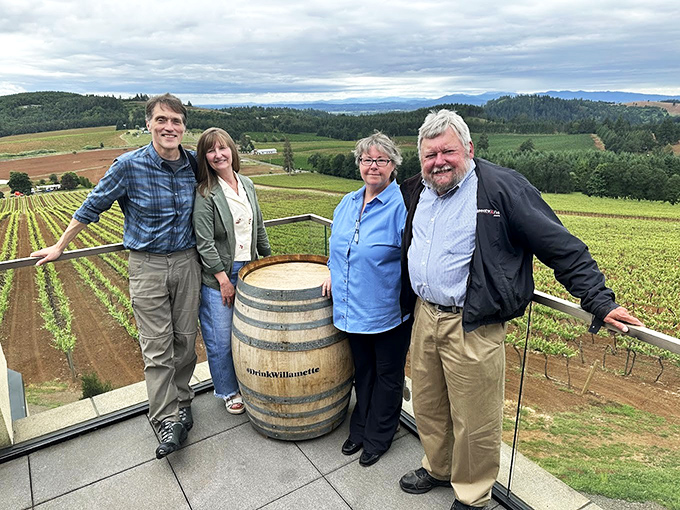 Happy visitors discover that Oregon wine country offers world-class experiences in beautifully intimate settings.