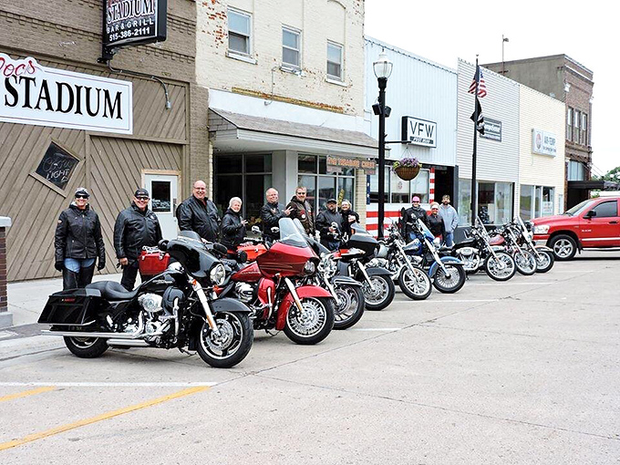 Motorcycle enthusiasts find Jefferson's welcoming streets perfect for group rides, where leather-clad visitors become part of the town's diverse social fabric.